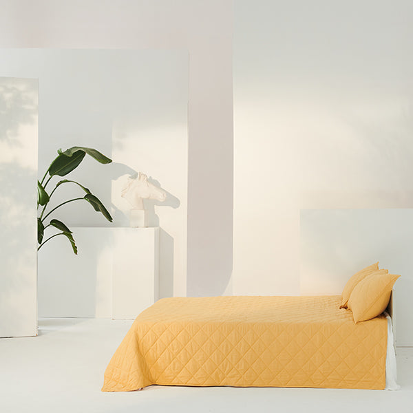 A Splash of Sunshine: StyleWell's 3-Piece Yellow Microfiber Quilt for ...